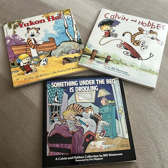 Bill Watterson | Other | Euc Vintage Calvin And Hobbes Book Bundle Set ...